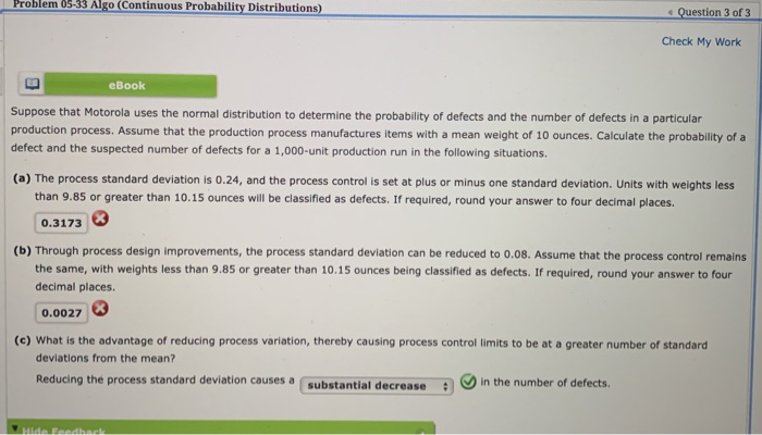 Solved Problem 05-33 Algo (Continuous Probability | Chegg.com
