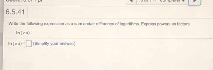 Solved 0.3.37 Write the expression as a sum and/or | Chegg.com