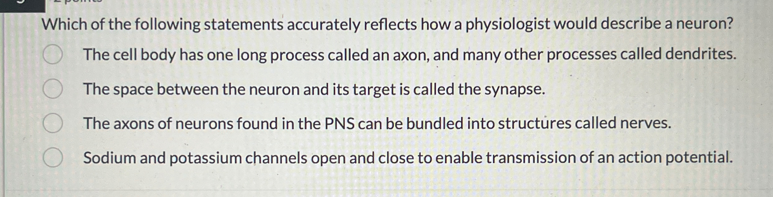 Solved Which of the following statements accurately reflects | Chegg.com