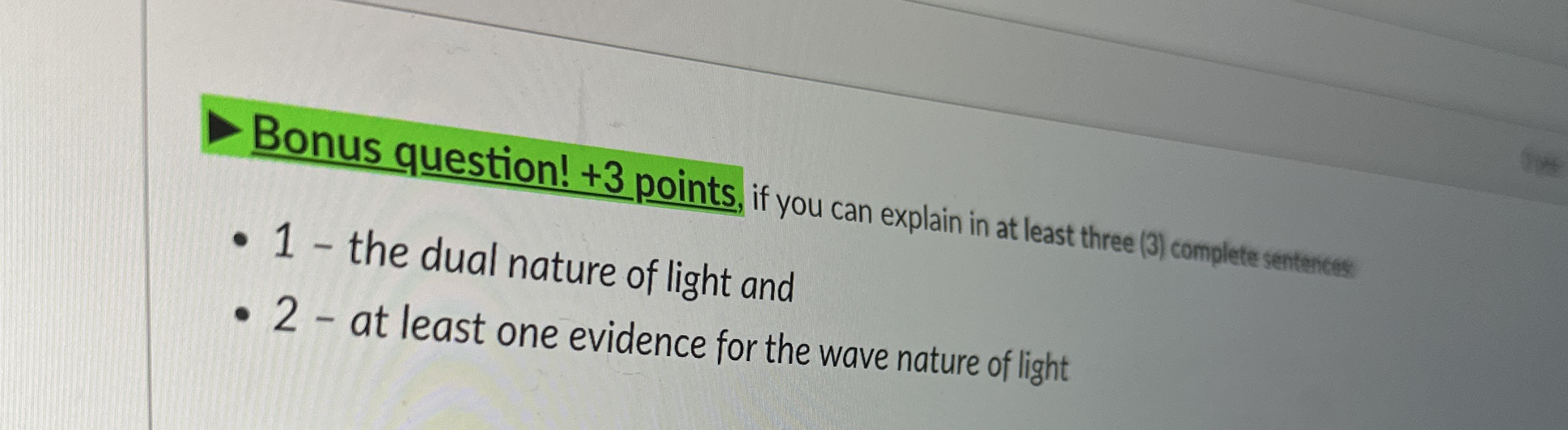 Solved Bonus question! +3 points, if you can explain in at | Chegg.com Solved Bonus question! +3 points, if you can explain in at | Chegg.com
