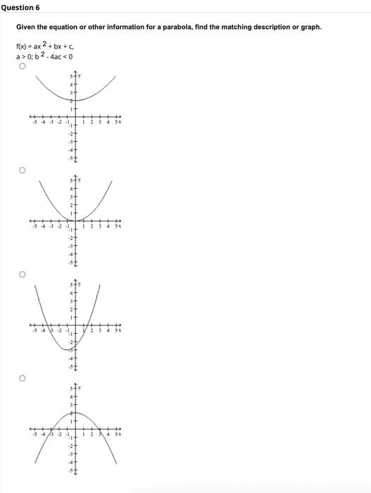 Solved Question 6 Given the equation or other information | Chegg.com