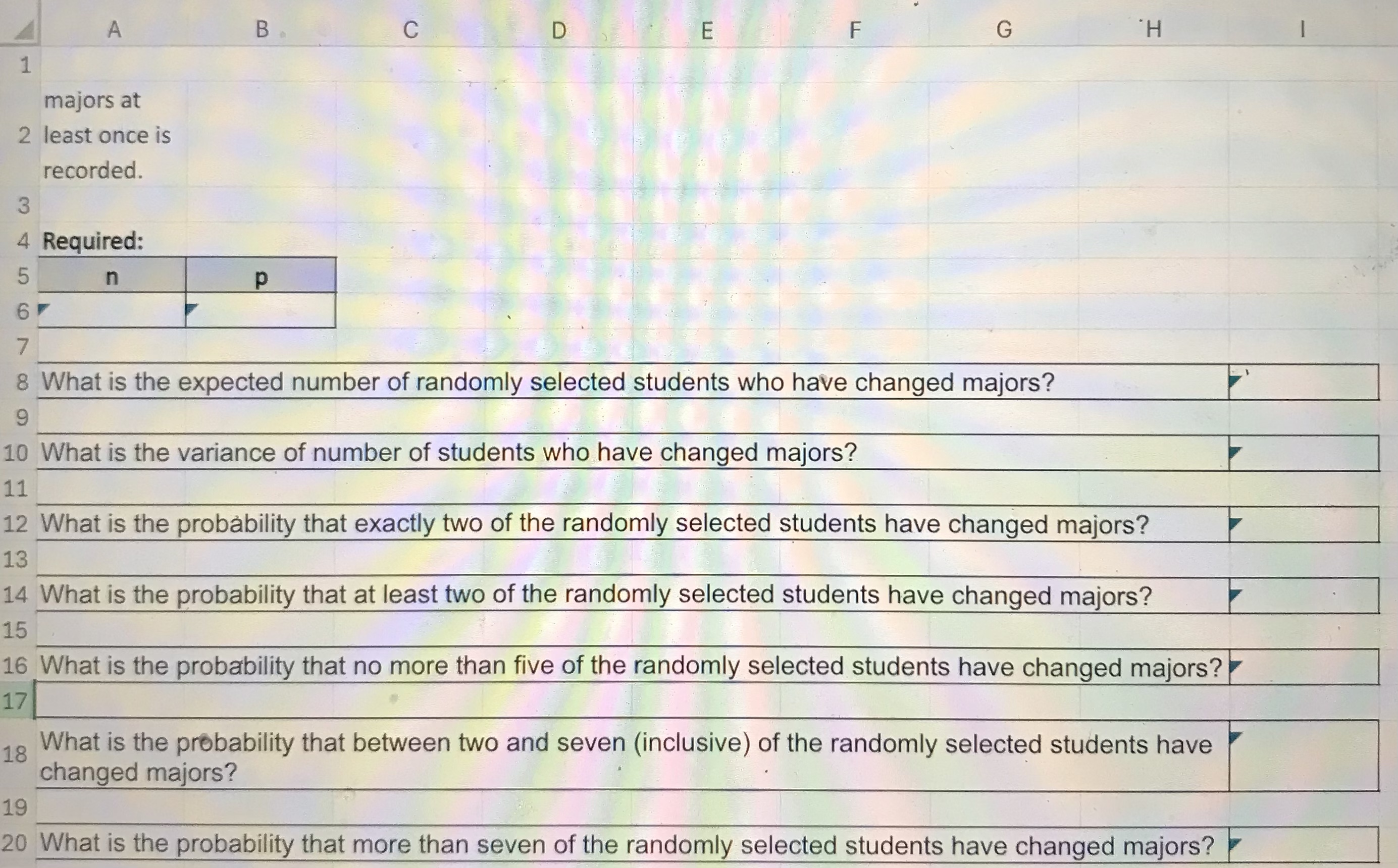 please use excel formulas for answers. For example: | Chegg.com