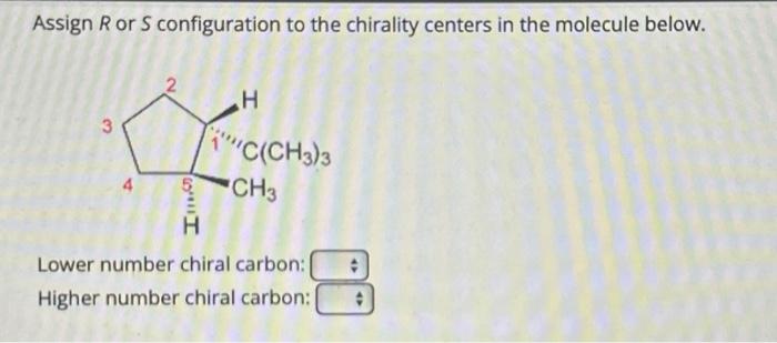 Solved Assign R or S configuration to the chirality centerd | Chegg.com