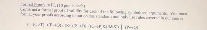 Formal Proofs in PL ( 10 points each) Construct a | Chegg.com