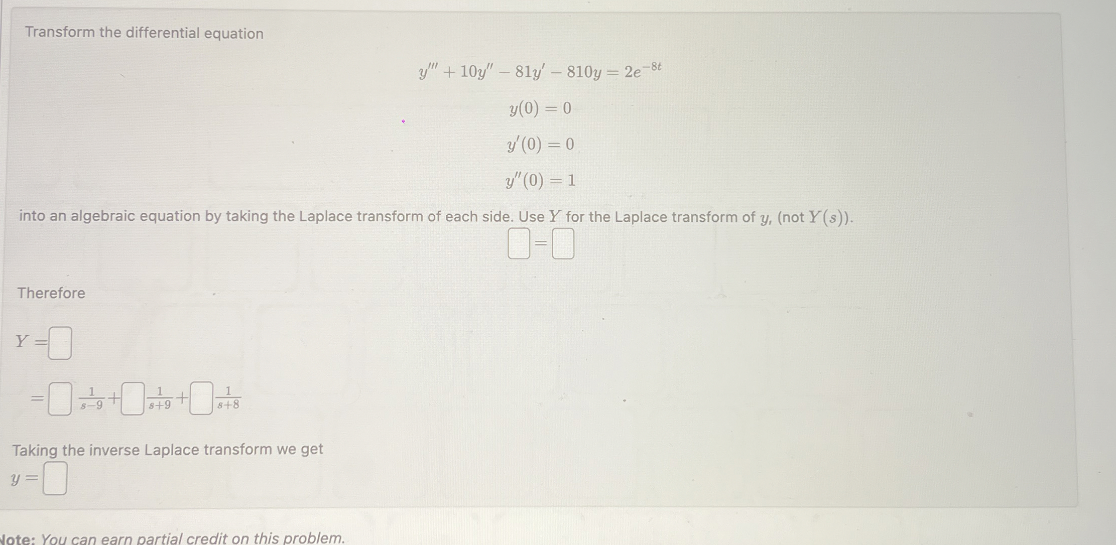 Solved Transform the differential | Chegg.com