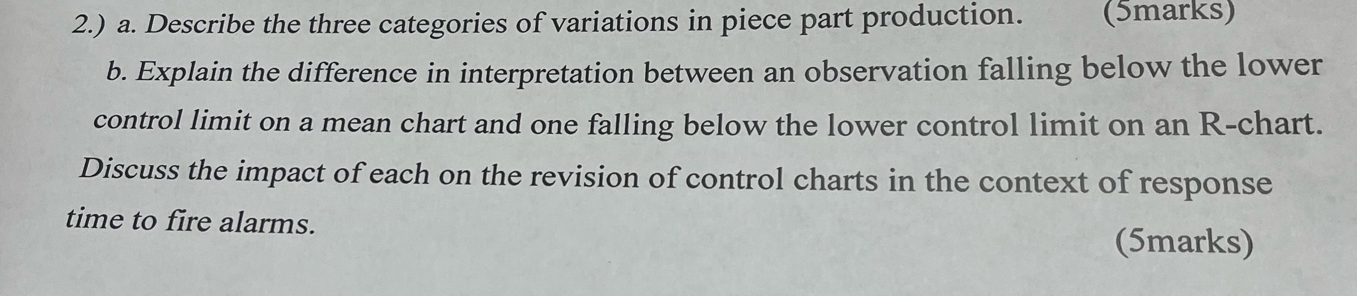 Solved 2.) ﻿a. ﻿Describe the three categories of variations | Chegg.com