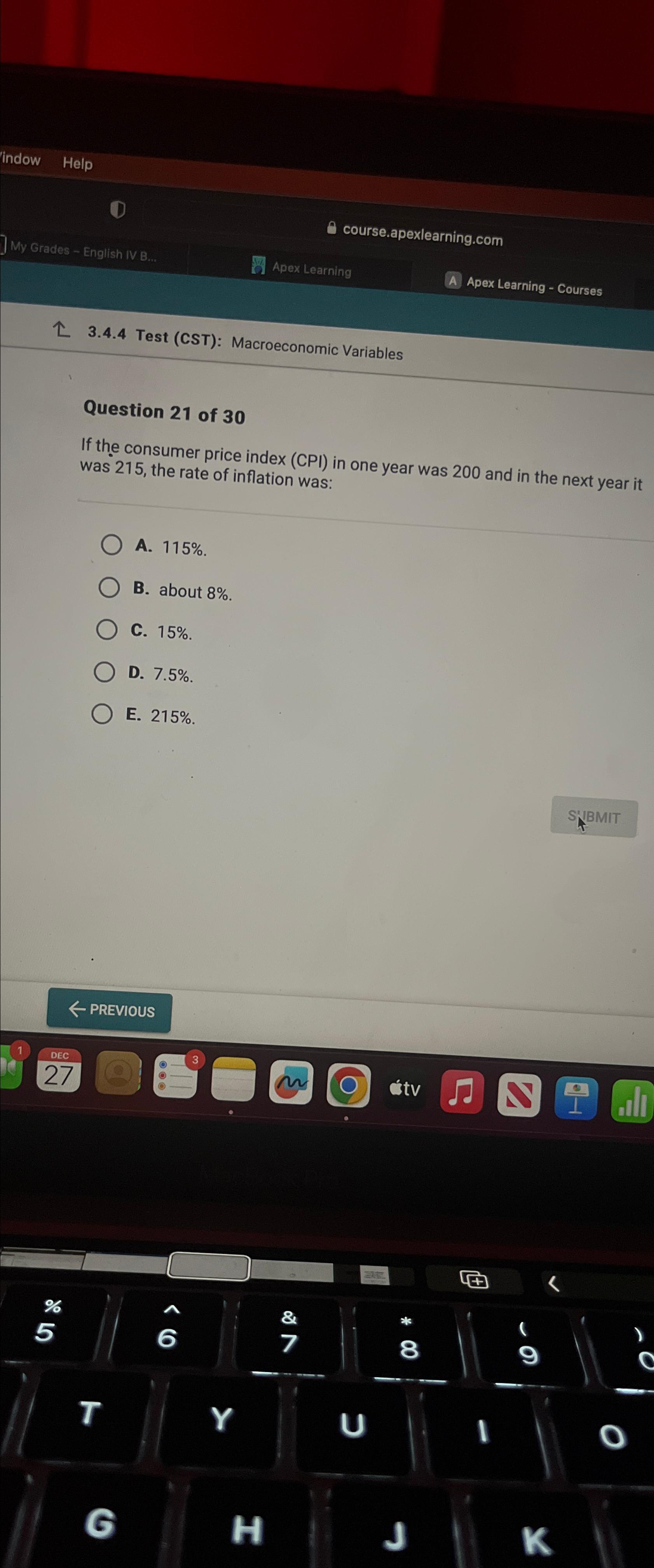 Solved (1)course.apexlearning.comJ My Grades - ﻿English IV | Chegg.com