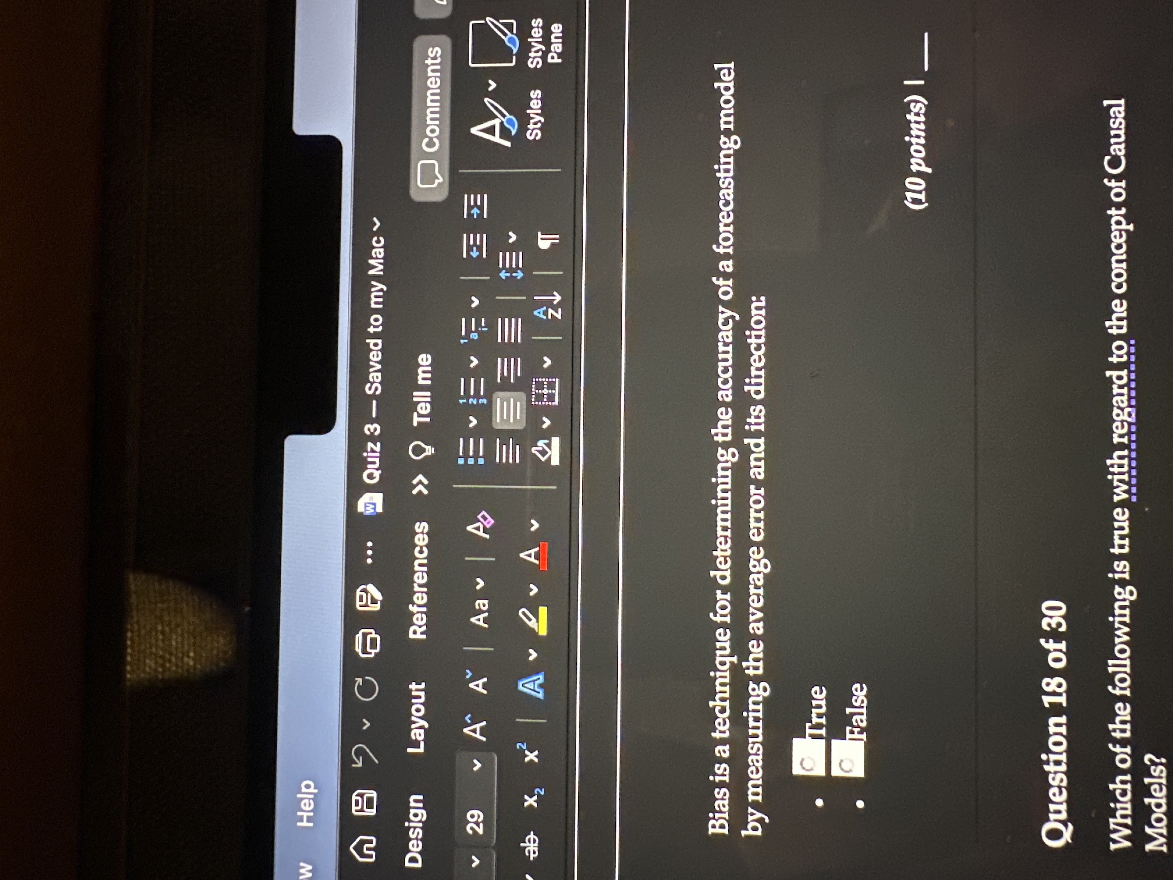 Solved Bias is a technique for determining the accuracy of a | Chegg.com