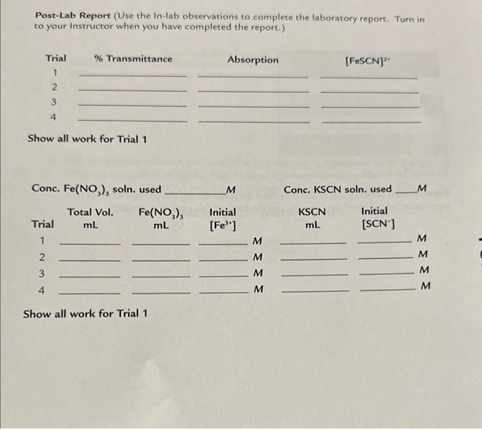 In-Lab Guidelines (This is a guide to the information | Chegg.com