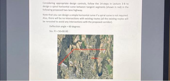 Spiral Horizontal Curves 4. Find runoff length (Lr) | Chegg.com