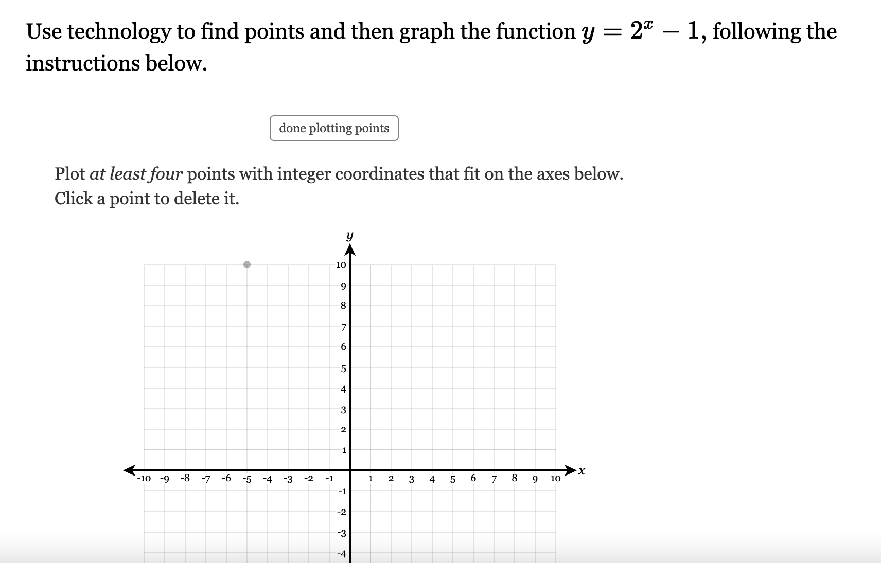 Solved Use technology to find points and then graph the | Chegg.com