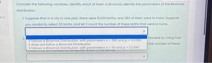 Solved Consider the following variables. Identify which of | Chegg.com
