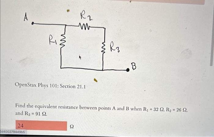 Solved OpenStax Phys 101: Section 21.1 Find the equivalent | Chegg.com