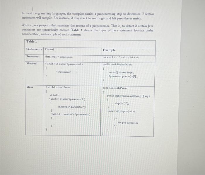 Solved In most programming lingages, the compler carries a | Chegg.com