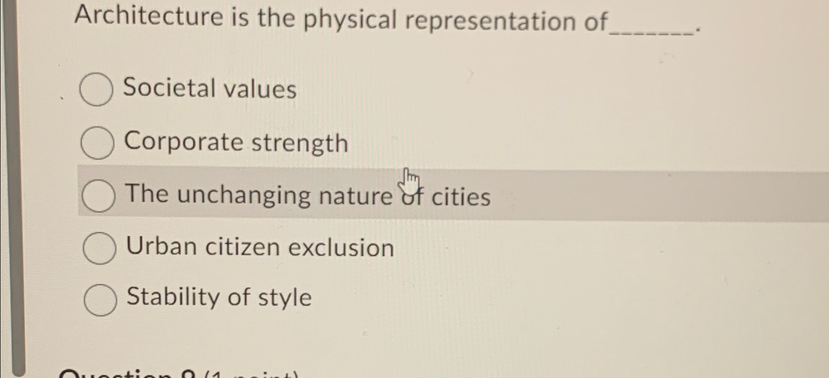 Solved Architecture is the physical representation | Chegg.com
