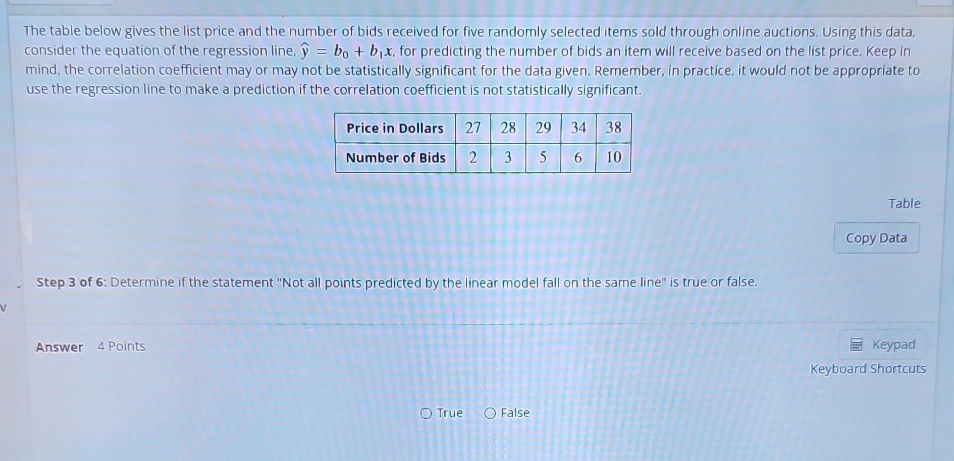Solved The table below gives the list price and the number | Chegg.com