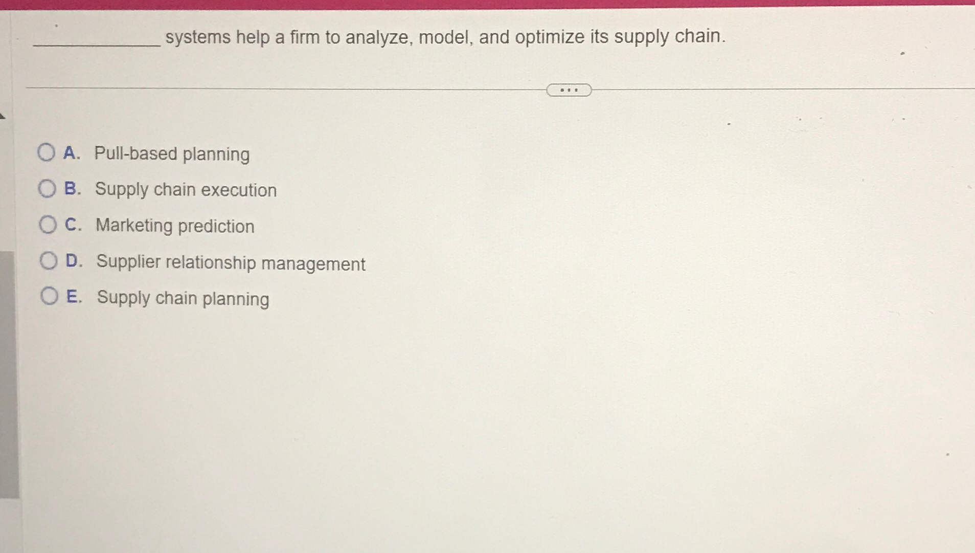 Solved systems help a firm to analyze, model, and optimize | Chegg.com