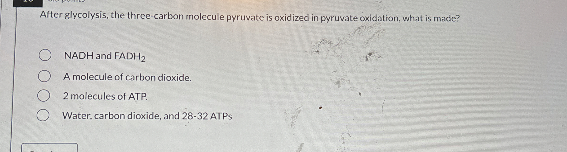 Solved After glycolysis, the three-carbon molecule pyruvate | Chegg.com