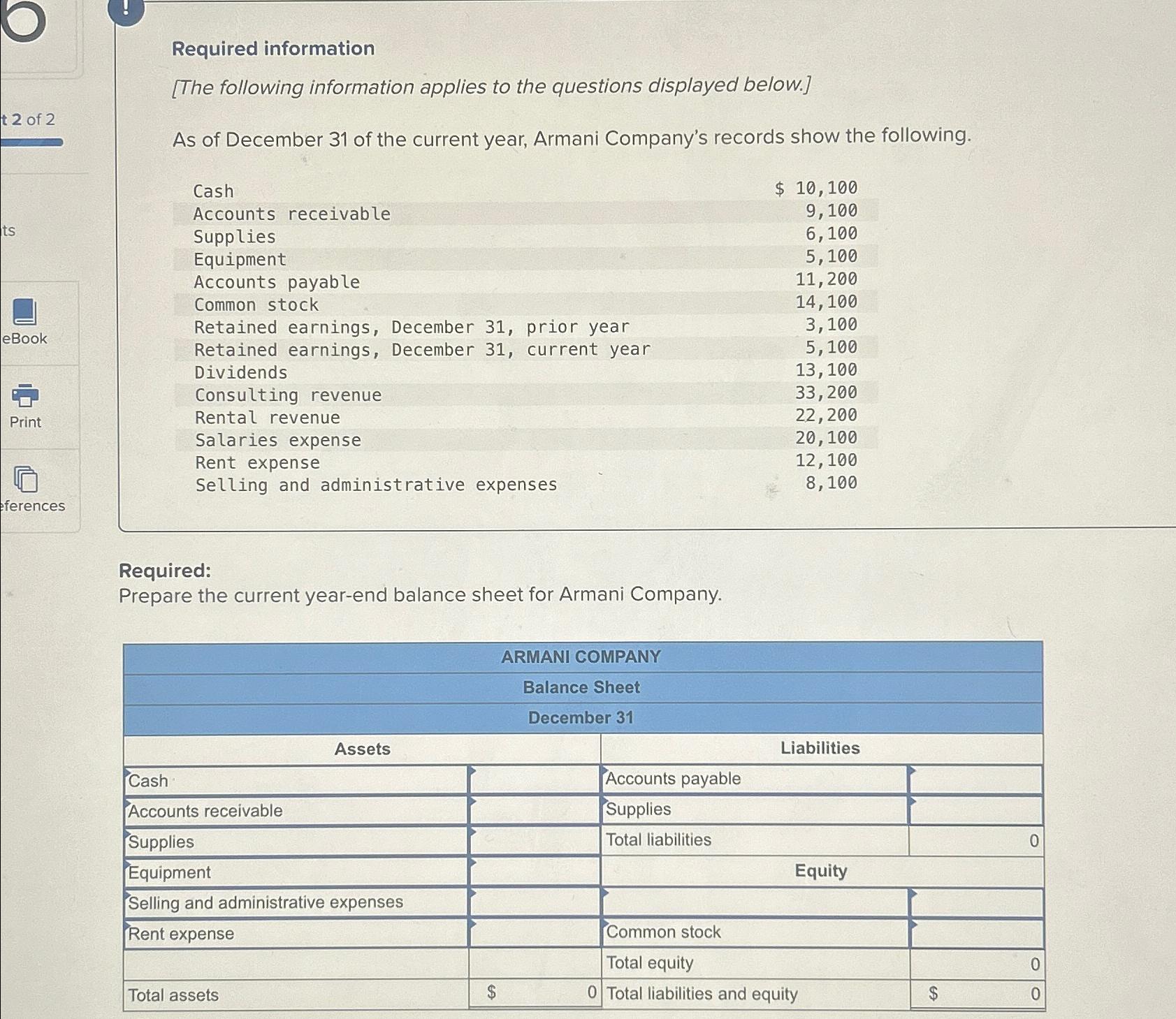 Solved Required information[The following information | Chegg.com