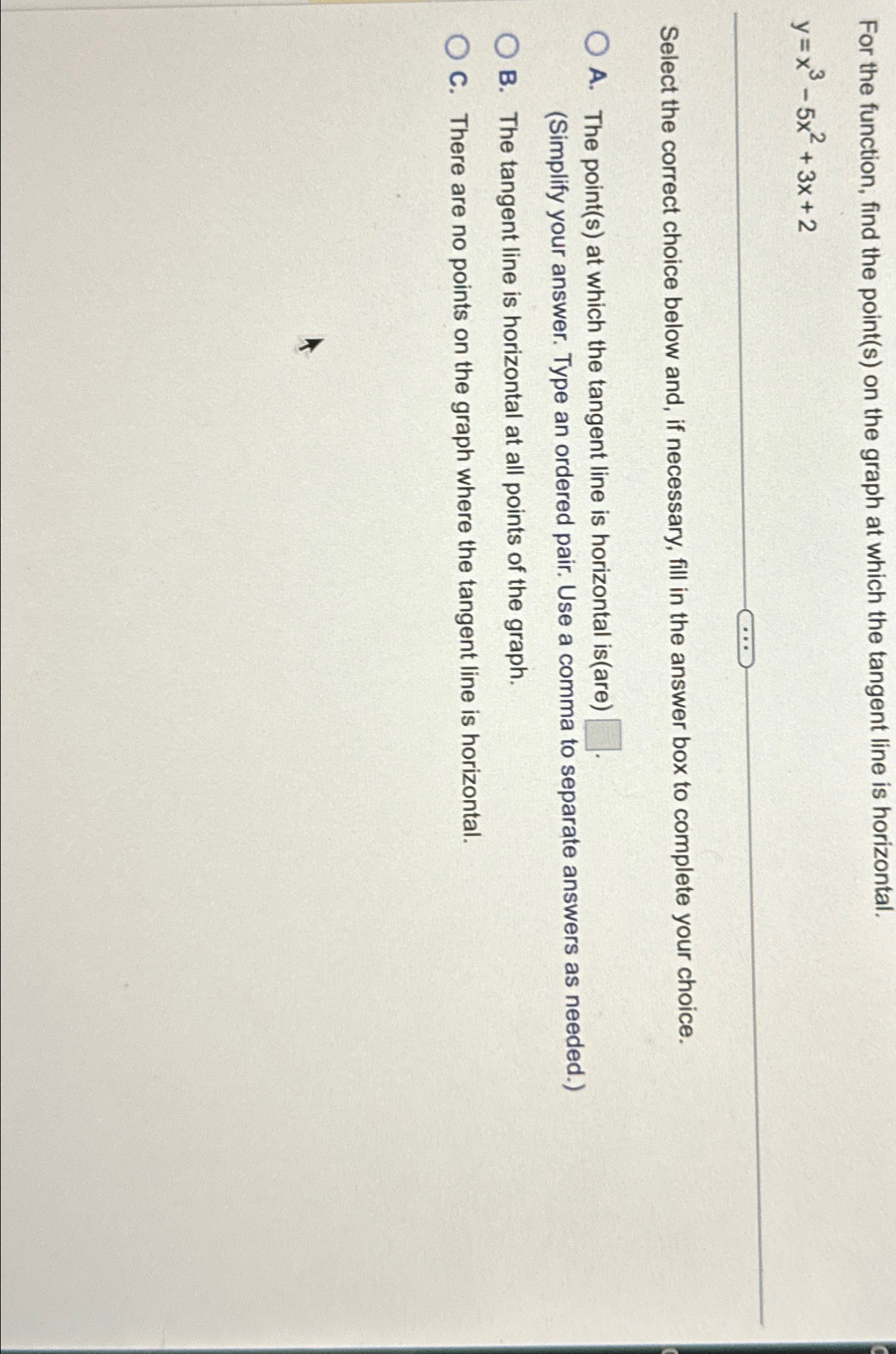 Solved For the function, find the point(s) ﻿on the graph at | Chegg.com
