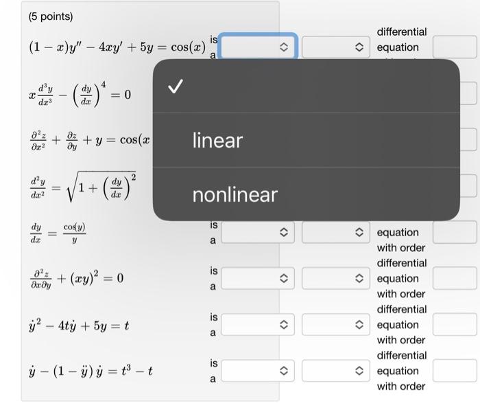 Solved (5 points) | Chegg.com