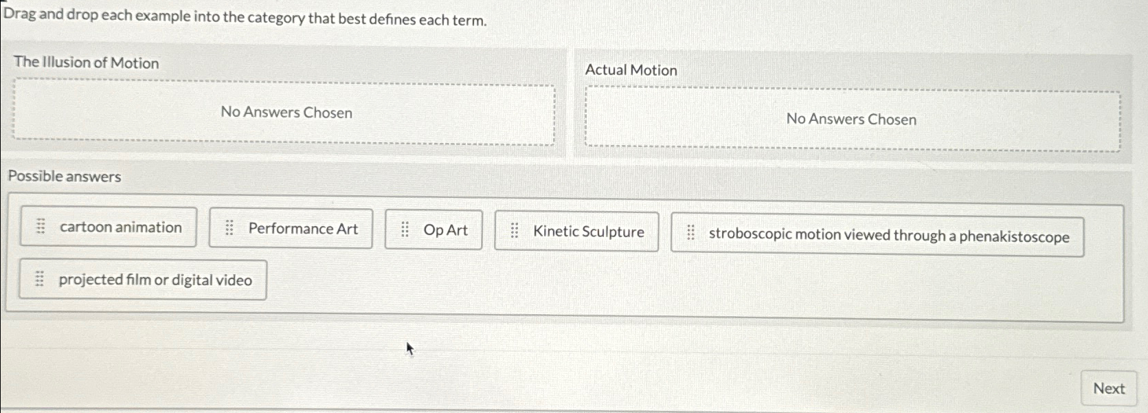 Solved Drag and drop each example into the category that | Chegg.com