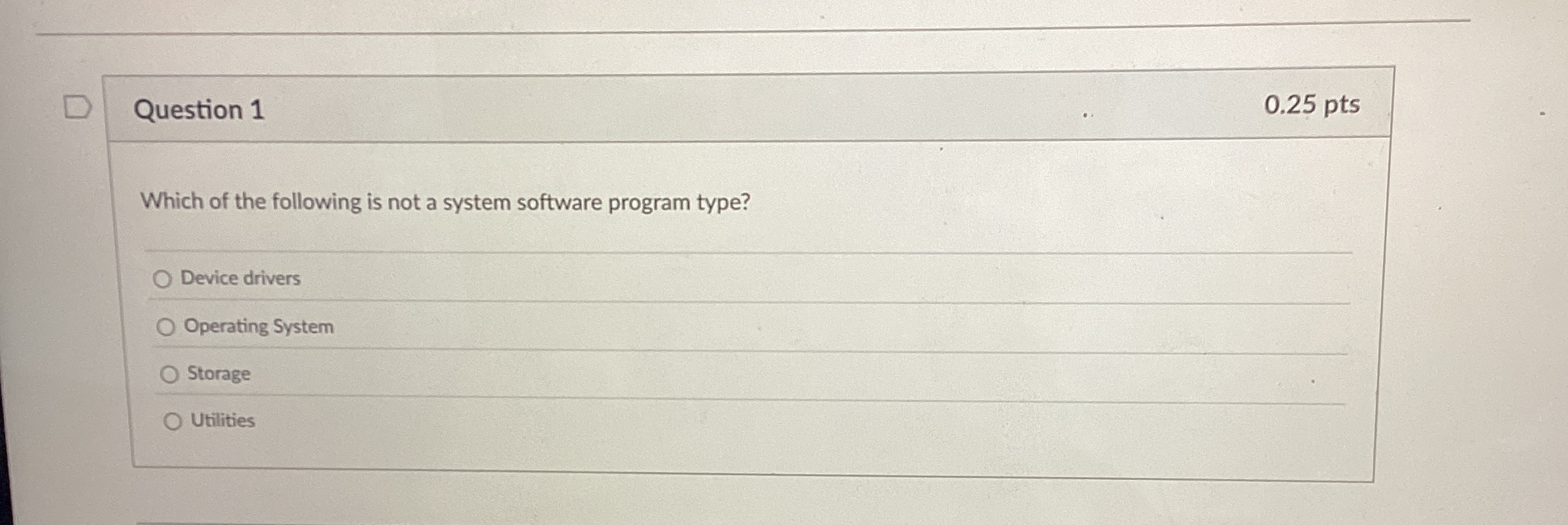 Solved Question 1Which of the following is not a system | Chegg.com