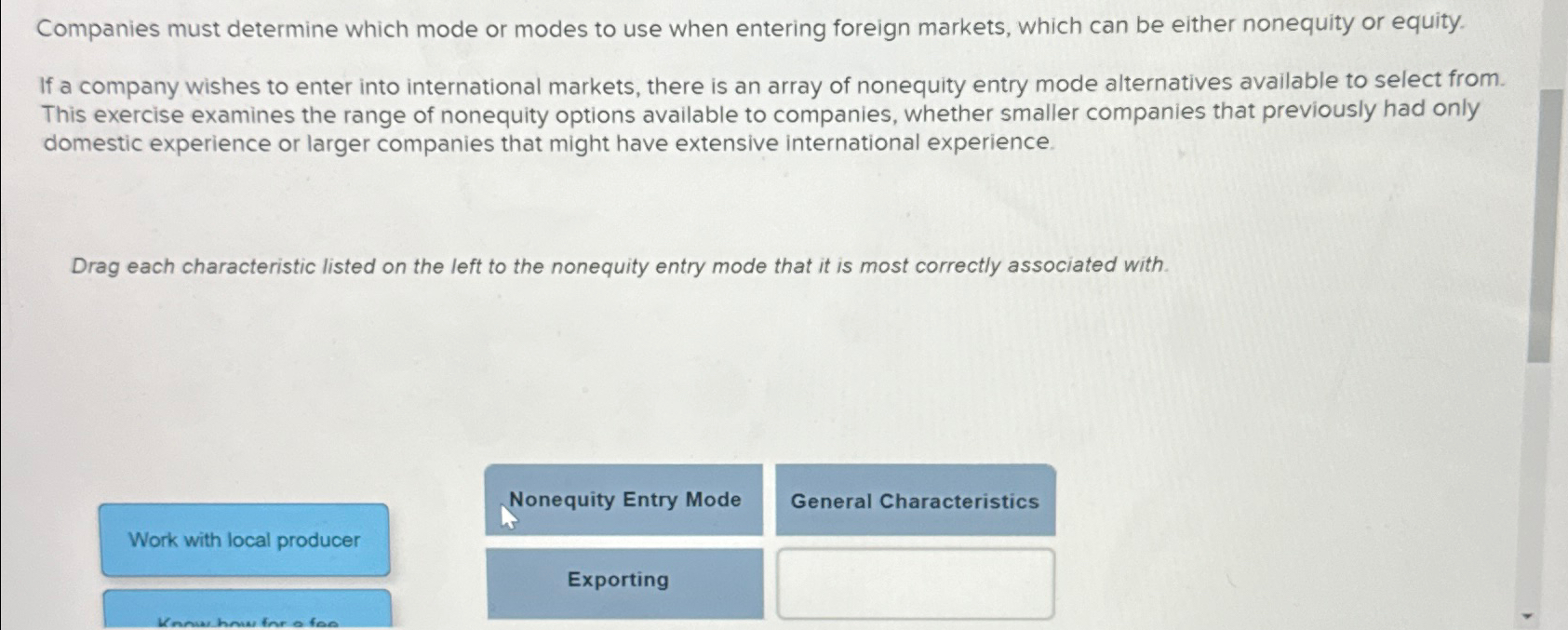 Solved Companies must determine which mode or modes to use | Chegg.com
