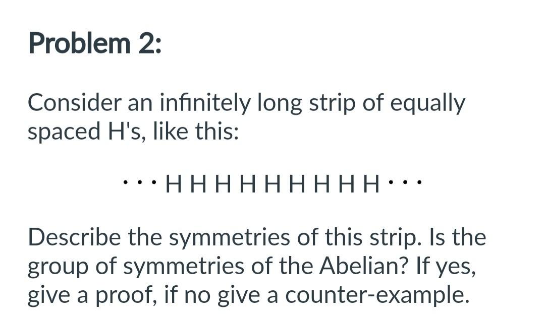 Solved Problem 2: Consider an infinitely long strip of | Chegg.com