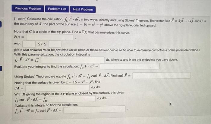 Solved Next Problem Z with Previous Problem Problern List (1 | Chegg.com