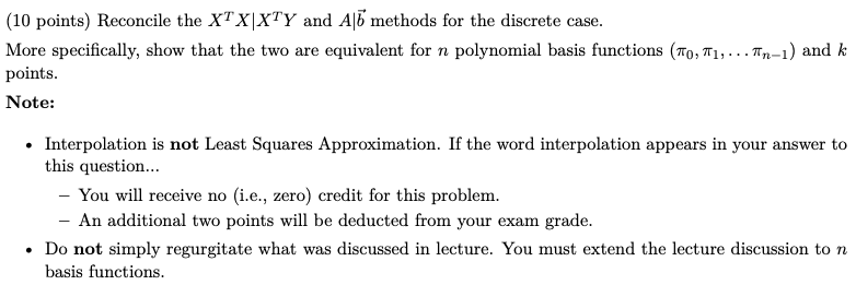 Solved Need help solving this question. Please show each and | Chegg.com