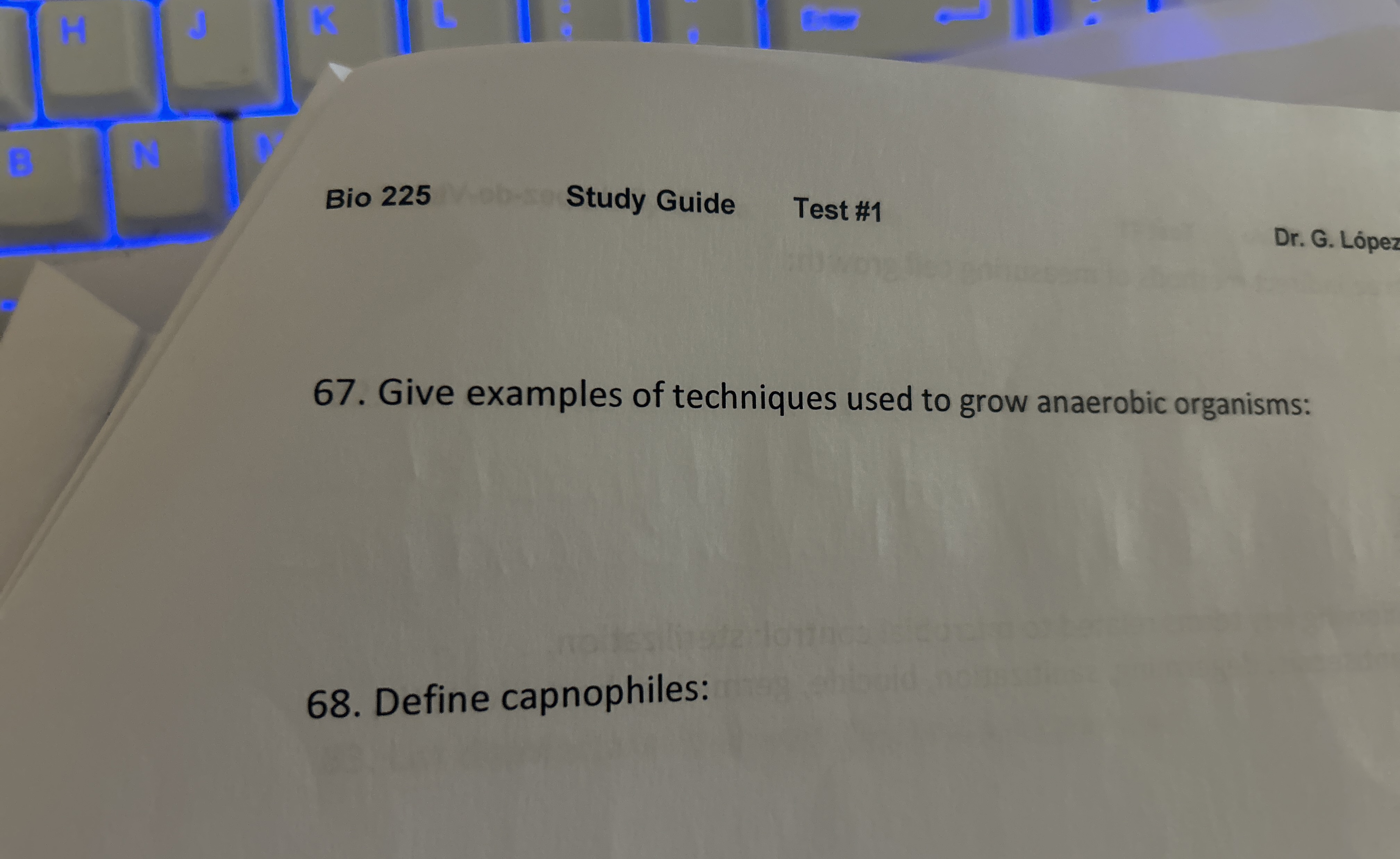 Solved Give examples of techniques used to grow anaerobic | Chegg.com