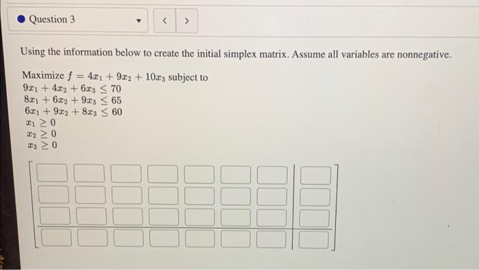 Solved Question 3 Using the information below to create | Chegg.com