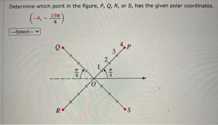 Solved Determine which point in the figure, P, Q, R, or S, | Chegg.com