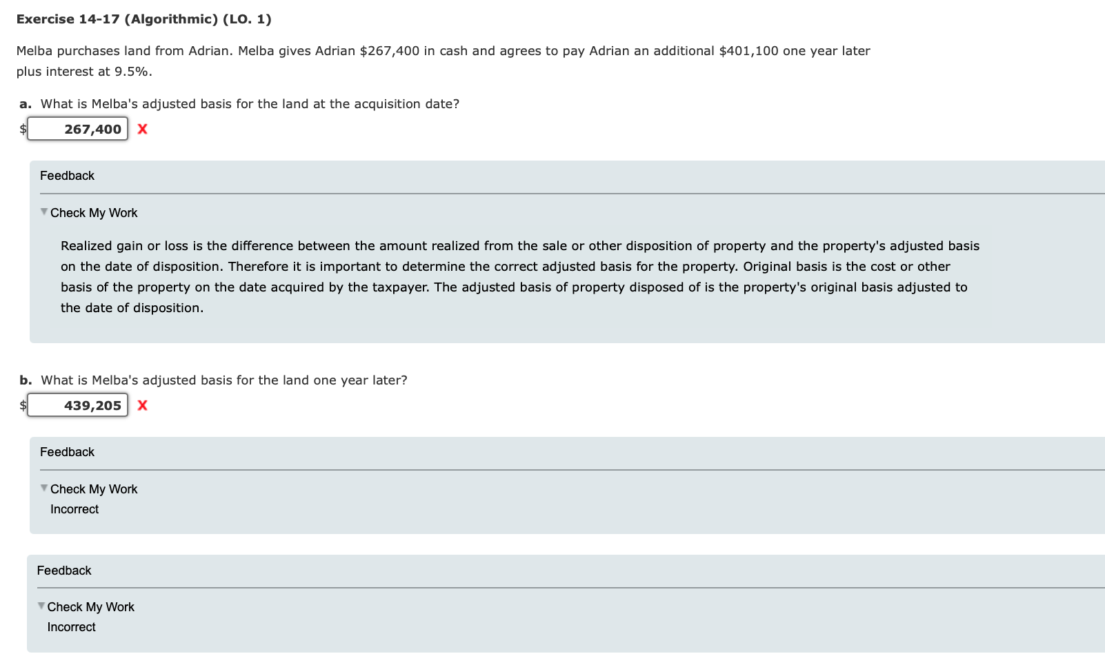 Exercise 14-17 (Algorithmic) (LO. 1) Exercise | Chegg.com Exercise 14-17 (Algorithmic) (LO. 1) Exercise | Chegg.com