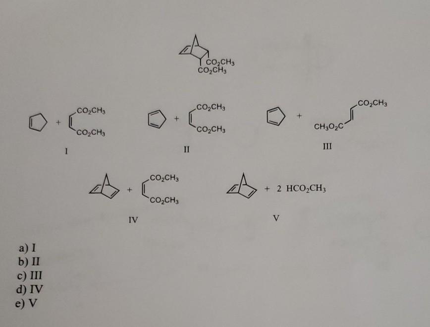 Solved CO CHE COCH CO2CH3 CO2CH3 CO,CH3 CO CHE CH2O2C CO2CH3 | Chegg.com