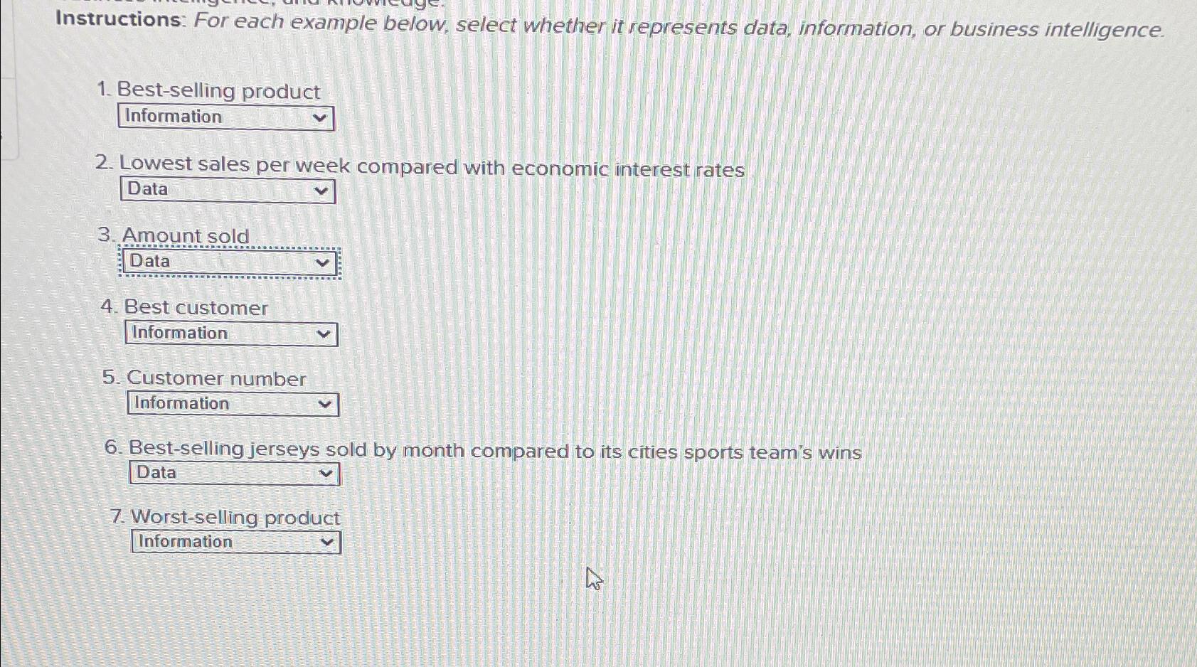 Solved Instructions: For each example below, select whether | Chegg.com
