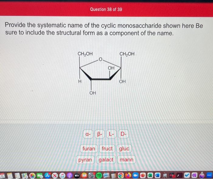 Solved Provide the systematic name of the cyclic | Chegg.com
