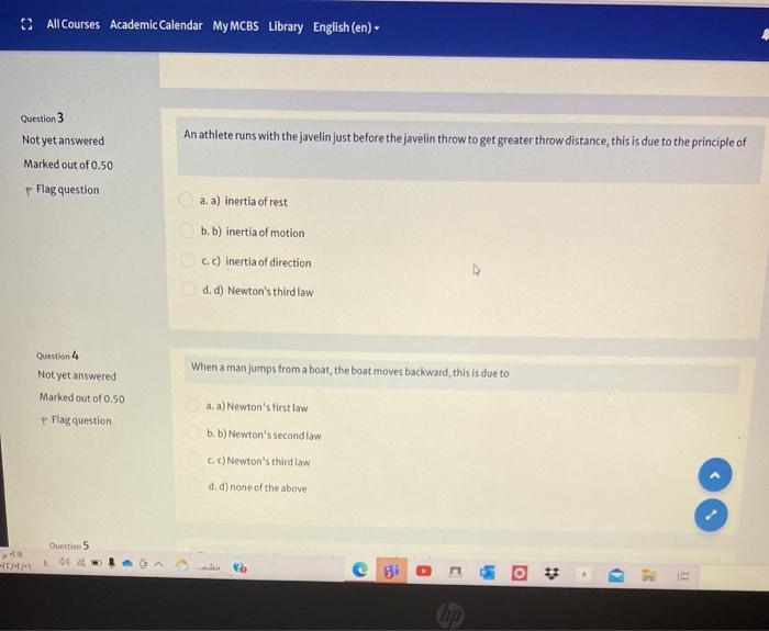 Solved O All Courses Academic Calendar My MCBS Library | Chegg.com
