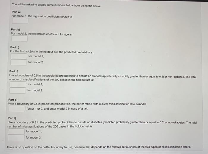 Solved This question involves logistic regression analysis | Chegg.com