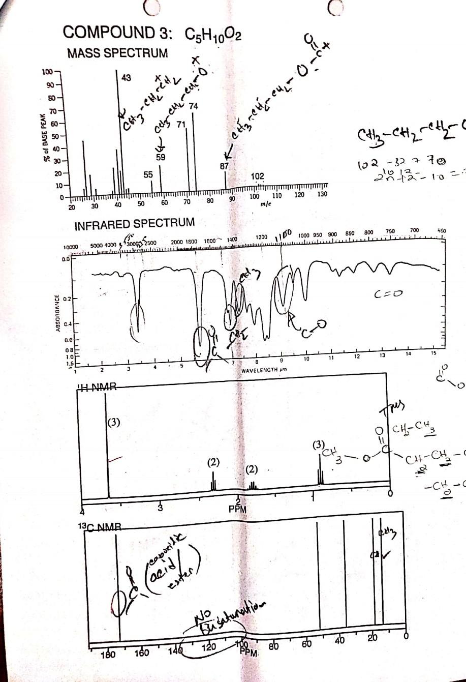 Solved INFRARED SPECTRUM | Chegg.com
