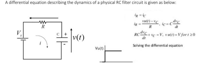 Solved A differential equation describing the dynamics of a | Chegg.com