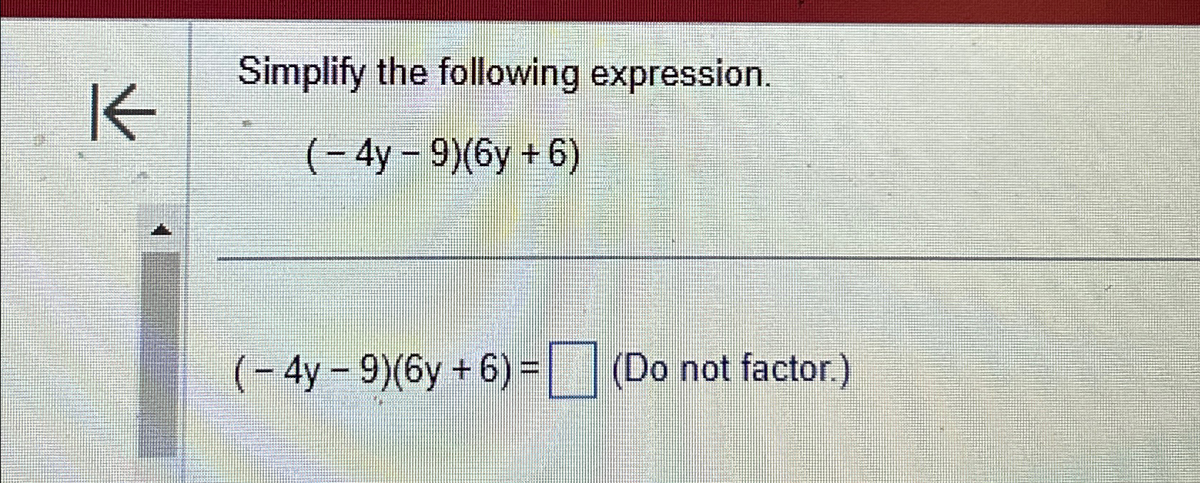 Solved Simplify the following | Chegg.com