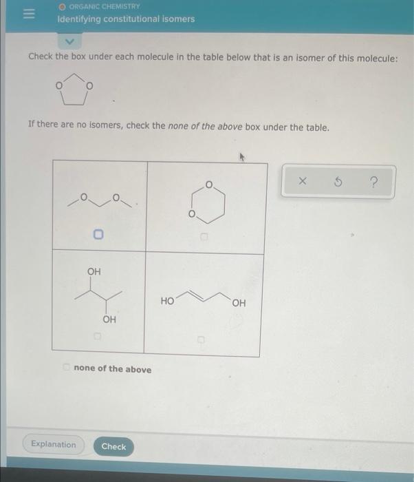 Solved ORGANIC CHEMISTRY Identifying constitutional isomers | Chegg.com