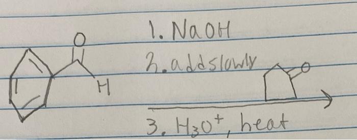 Solved h.addslowll 3. H3O+, heat | Chegg.com