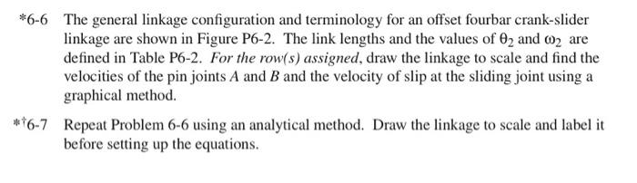 16-7 Repeat Problem 6-6 using an analytical method. | Chegg.com
