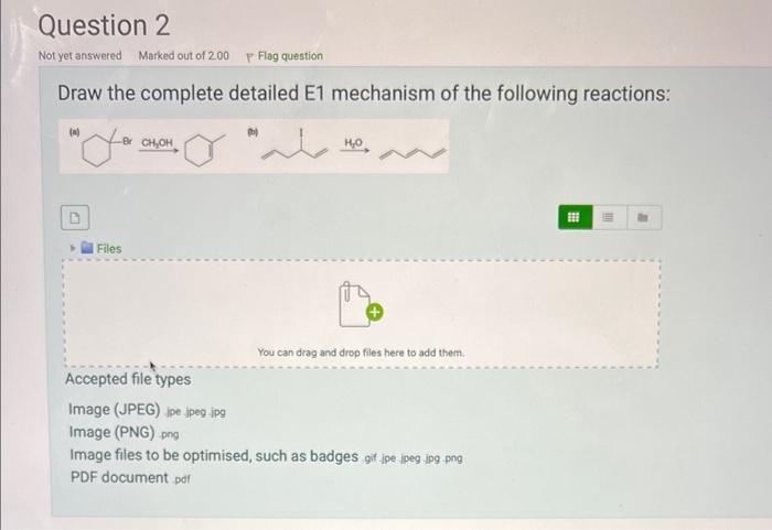 Solved Draw the complete detailed E1 mechanism of the | Chegg.com