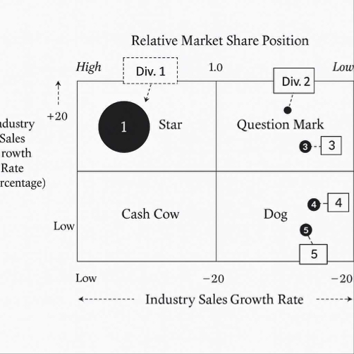 BcgRelative Market Share PositionHigh +20Low | Chegg.com