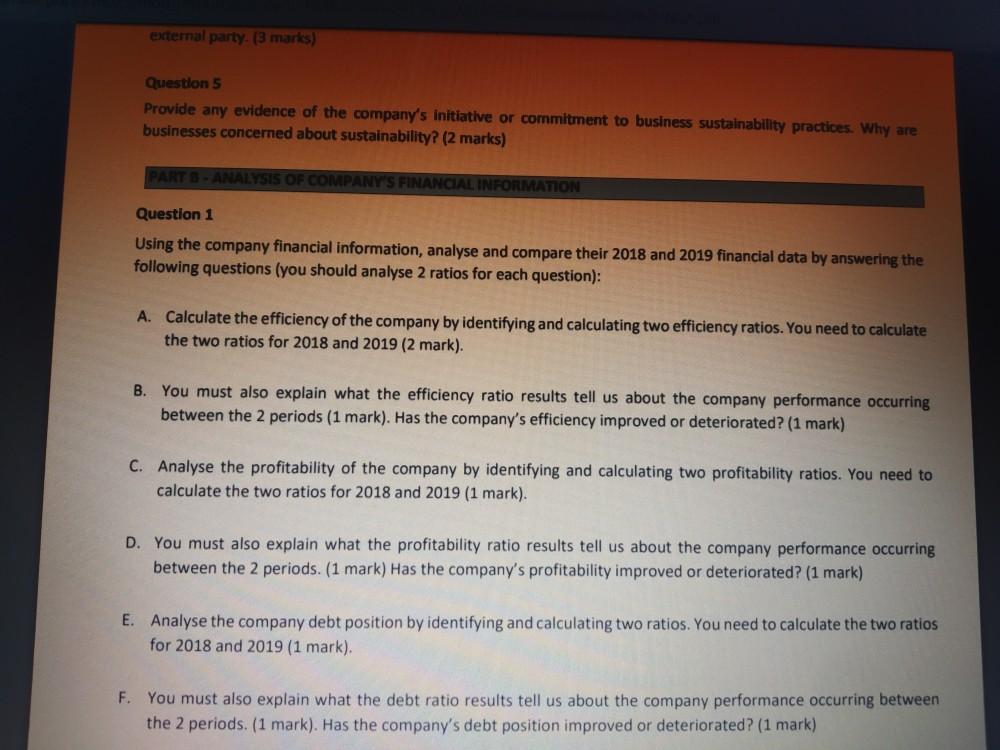 Solved Question 1 Describe the principal activities of the | Chegg.com