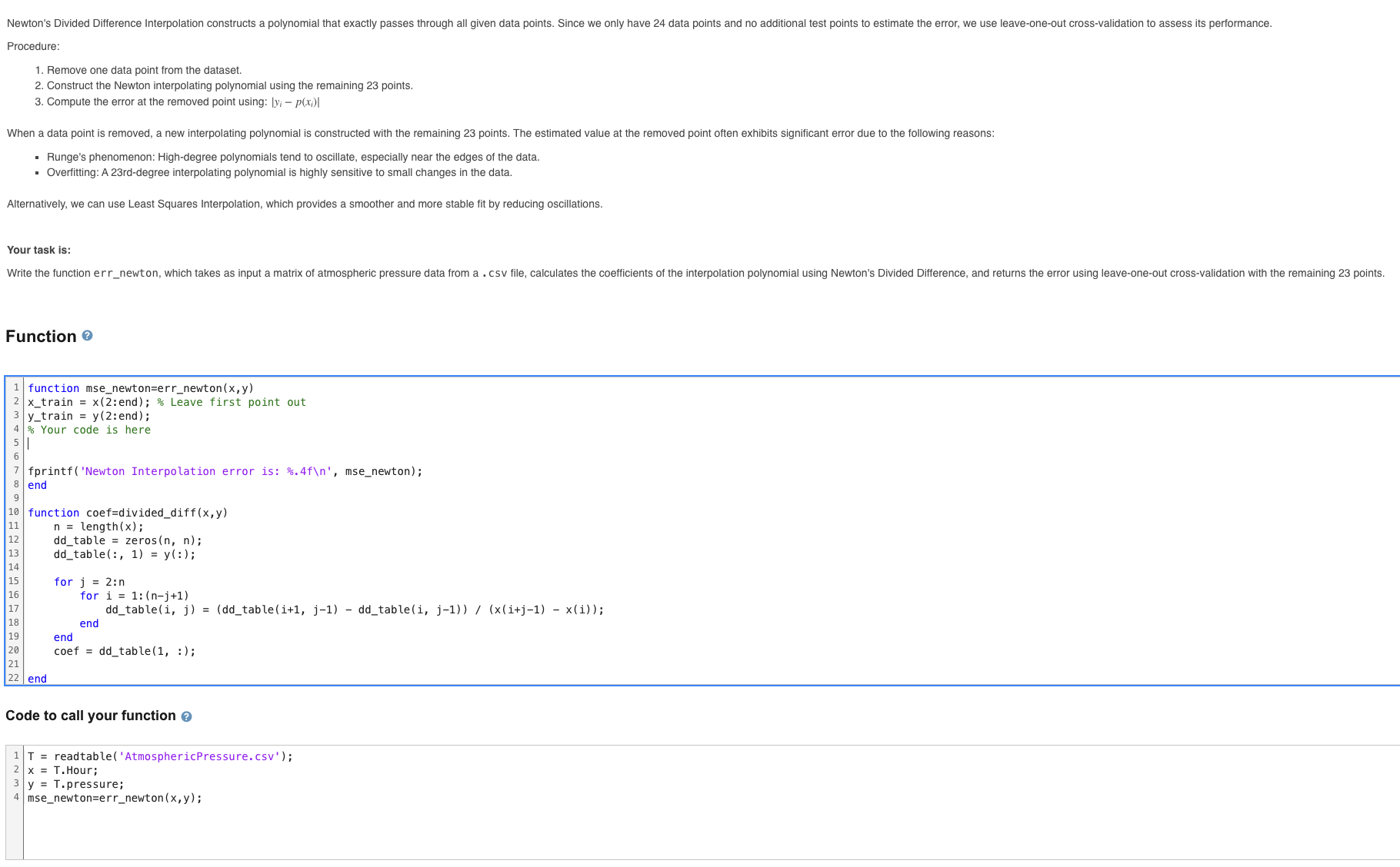Solved Procedure: 1. ﻿Remove one data point from the | Chegg.com